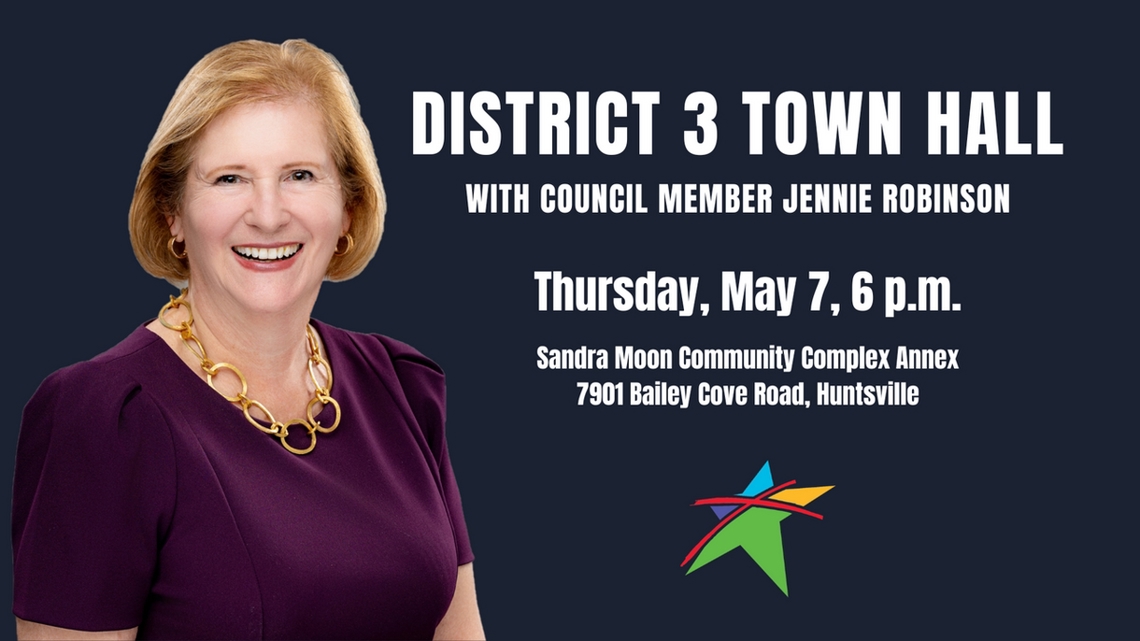 District 3 town hall to feature South Huntsville development updates ...