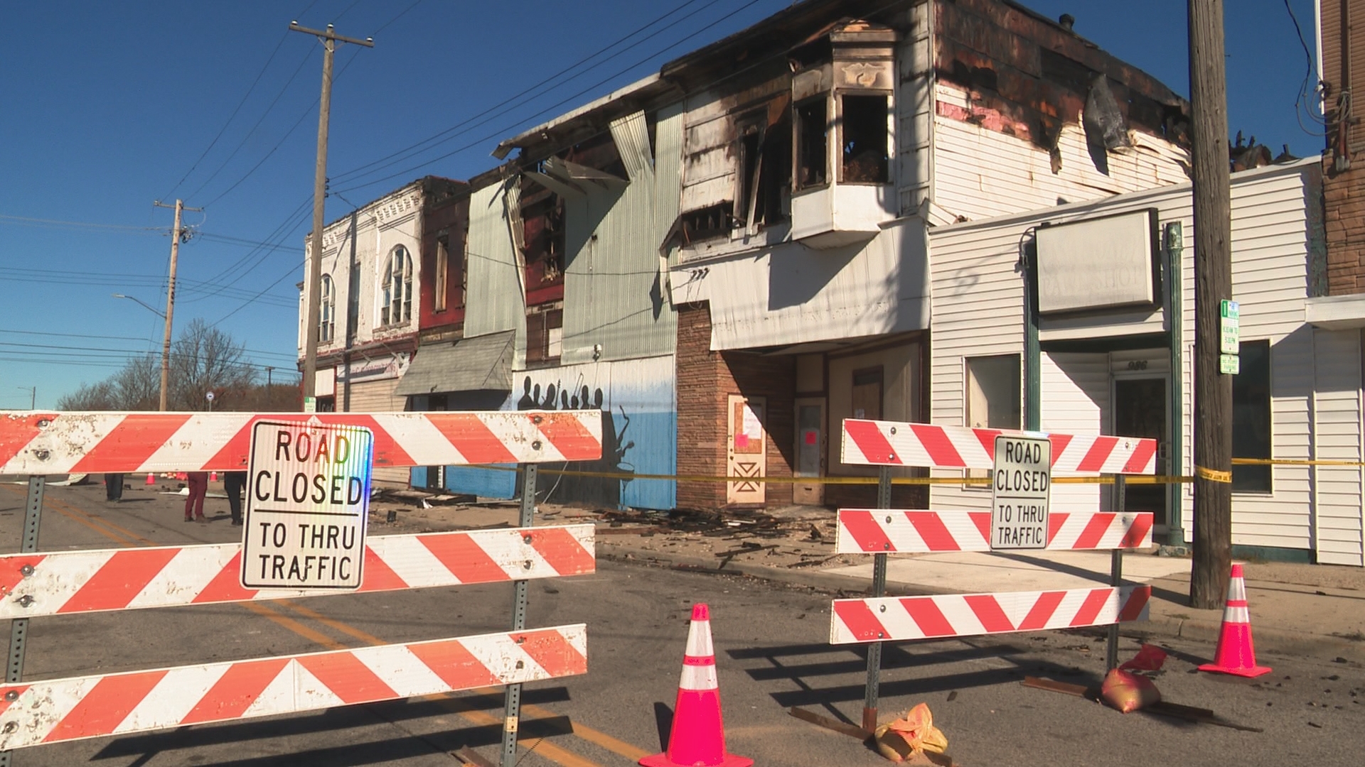 Several buildings damaged after fire in Muskegon | wzzm13.com